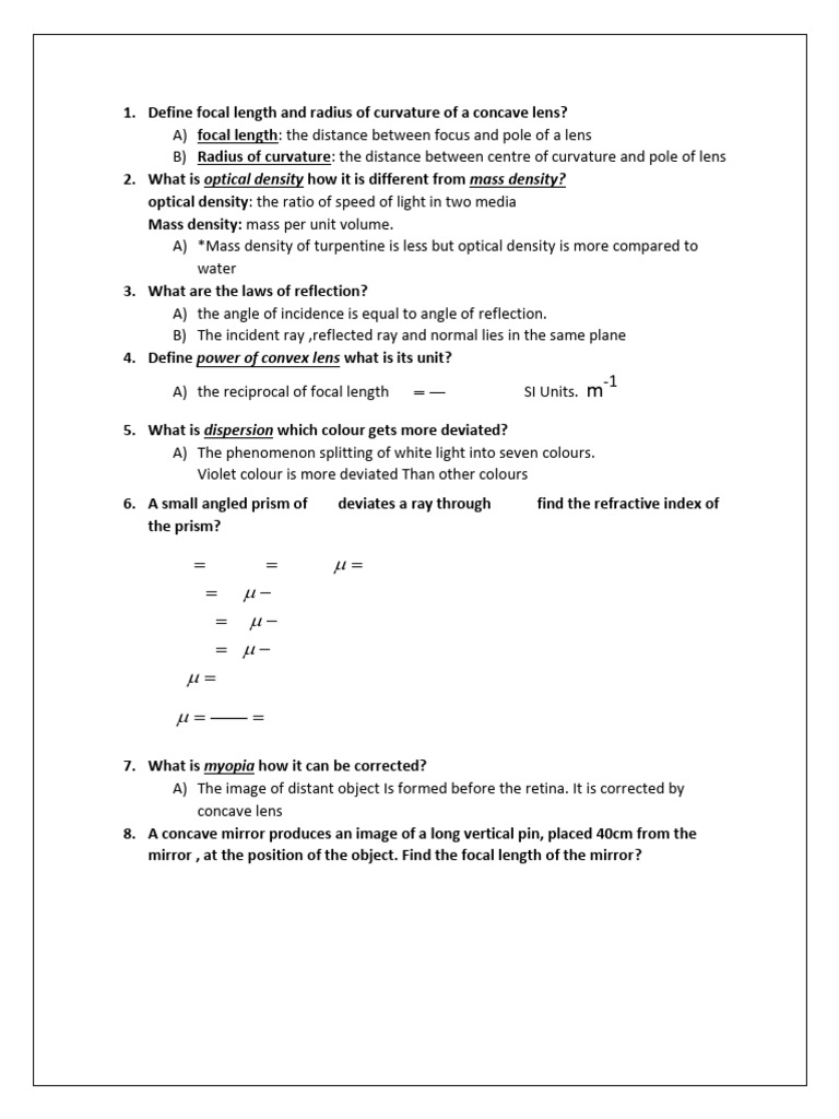 Second Inter 2marks Important | PDF | Photoelectric Effect | Electromagnetic Radiation