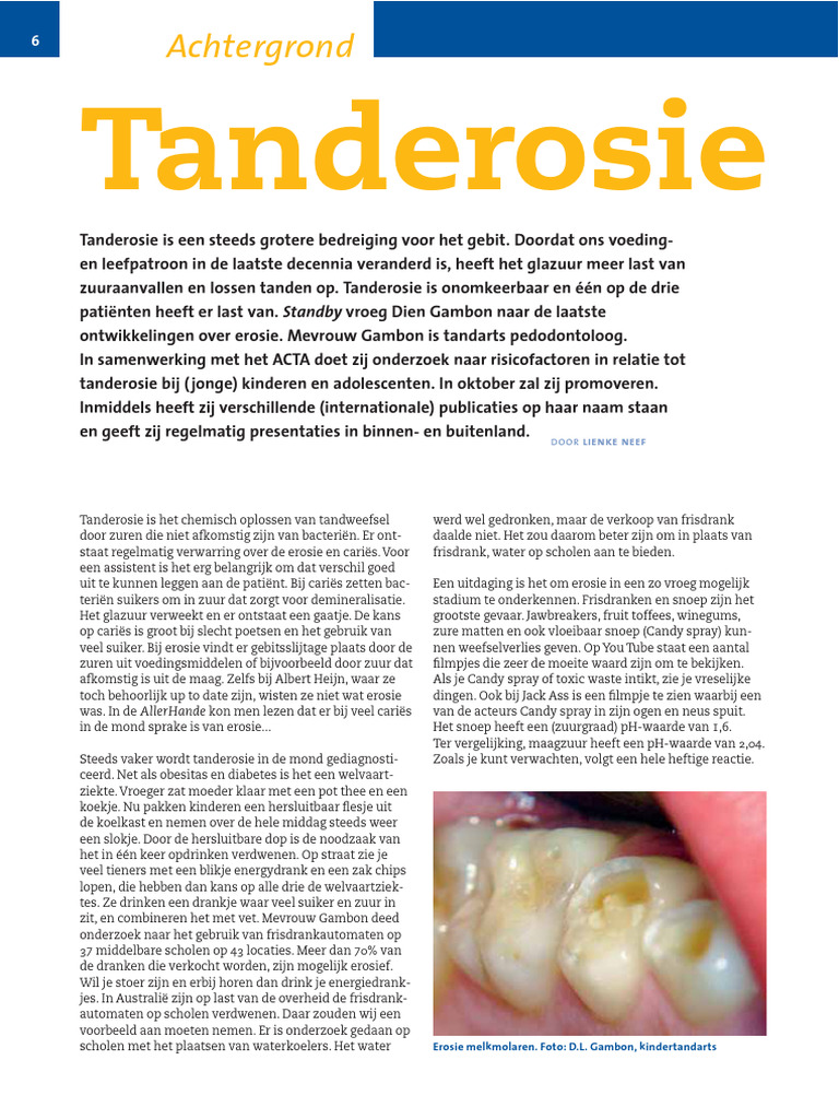Tanderosie Artikel Tijdschrift EBP | PDF