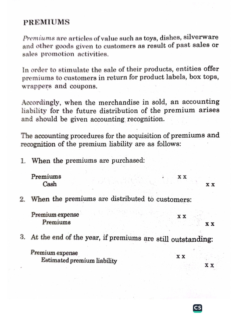 Premium Liability | PDF