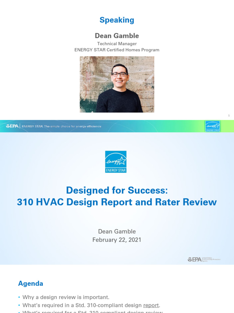 Designed For Success 310 HVAC Design Report and Rater Review - 2 | PDF ...