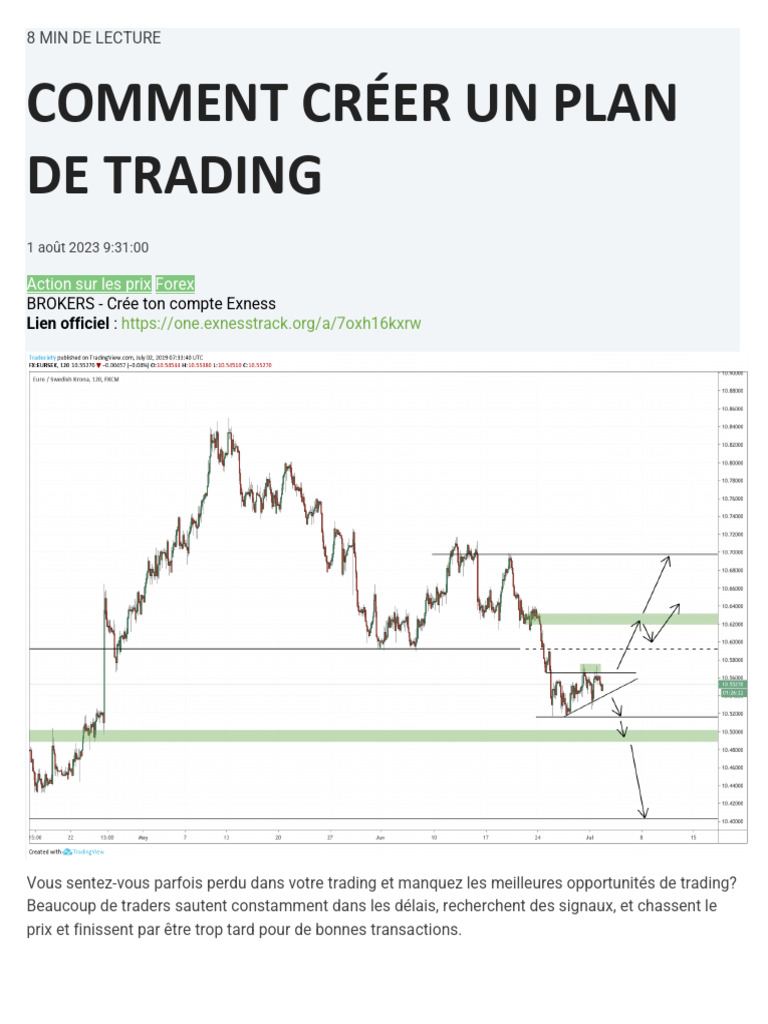 Créer un Plan de Trading Efficace | PDF | Opérateur de marché | Gestion ...