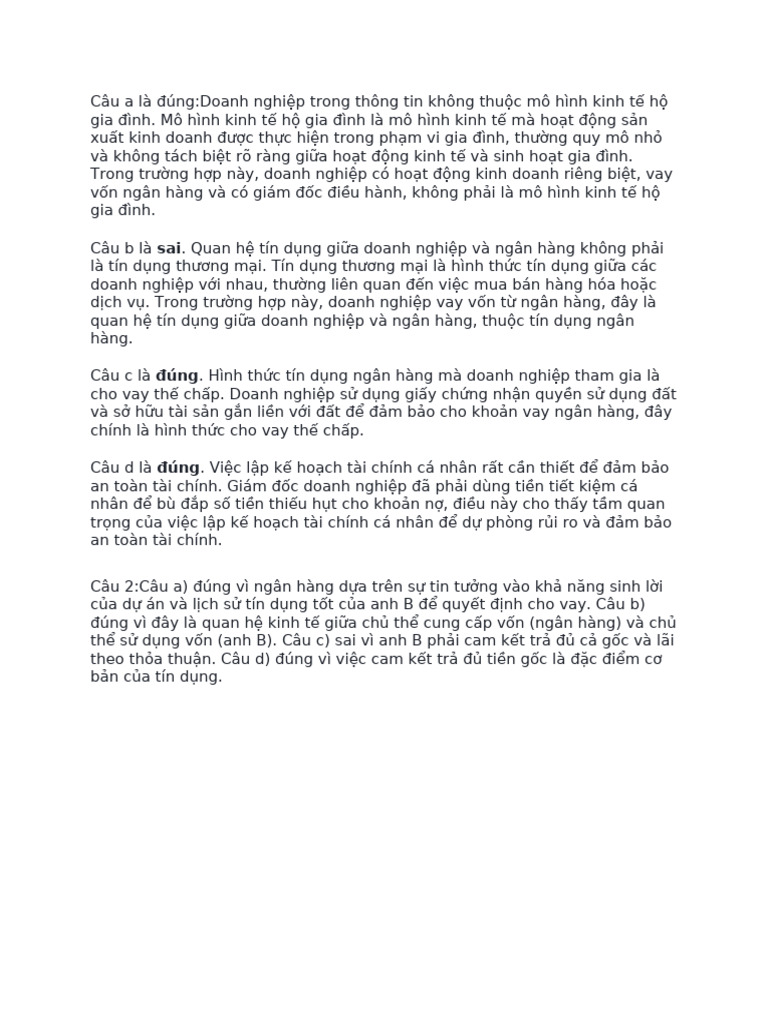 Tra Loi Cau Hoi | PDF