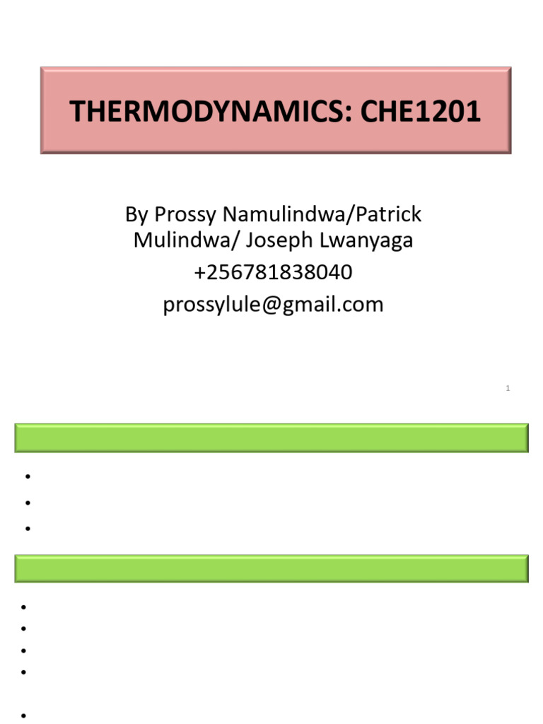 Thermodynamics Lecture Notes | PDF | Heat | Thermodynamics