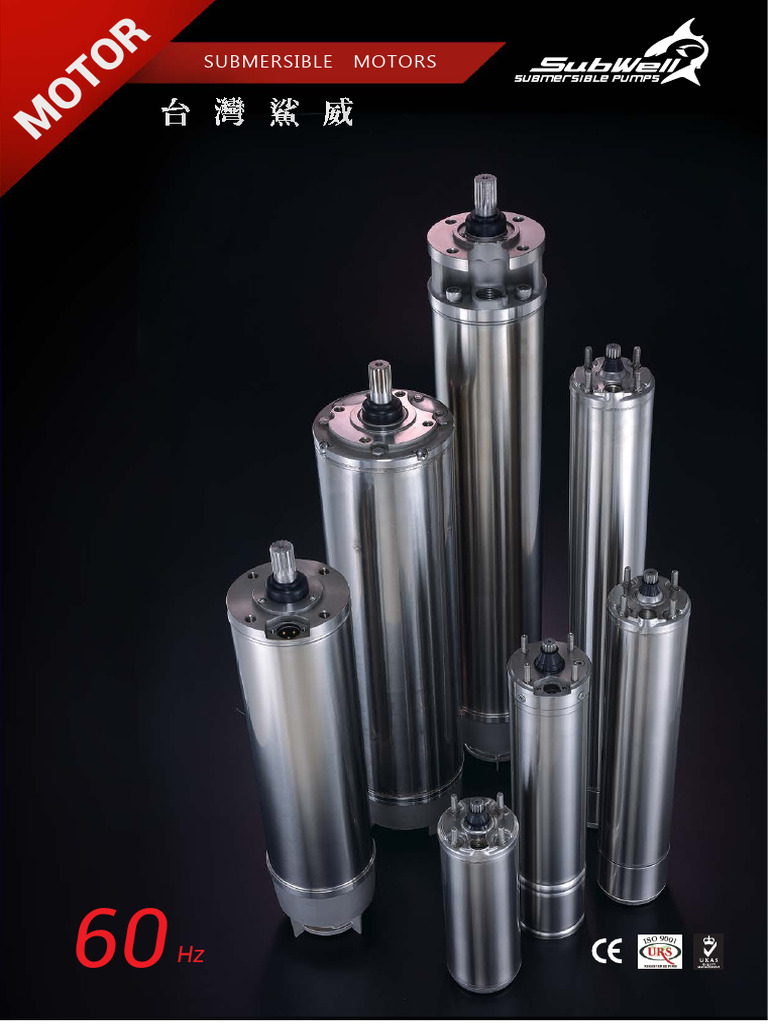 Subwell China 2015-MOTOR-60HZ | PDF | Electric Motor | Mechanical Engineering