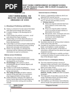 New Grade 11 History Short Note | PDF | Homo | Babylonia