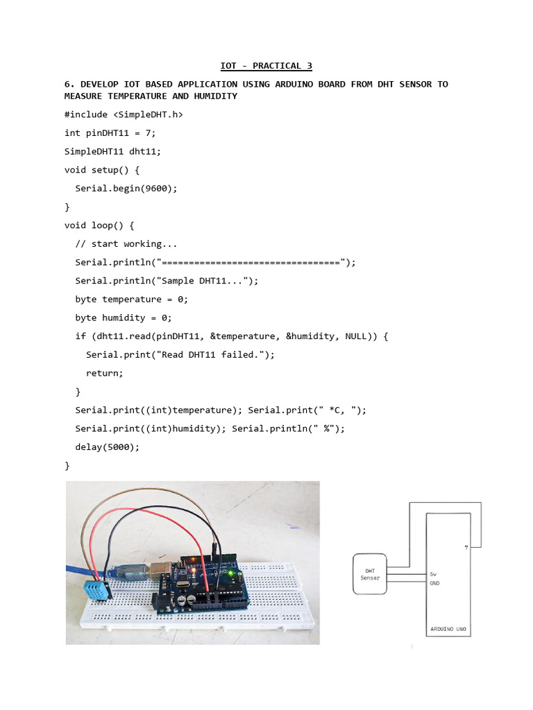 IOT Practicals 3.6-3.11 | PDF | Computing | Computer Engineering