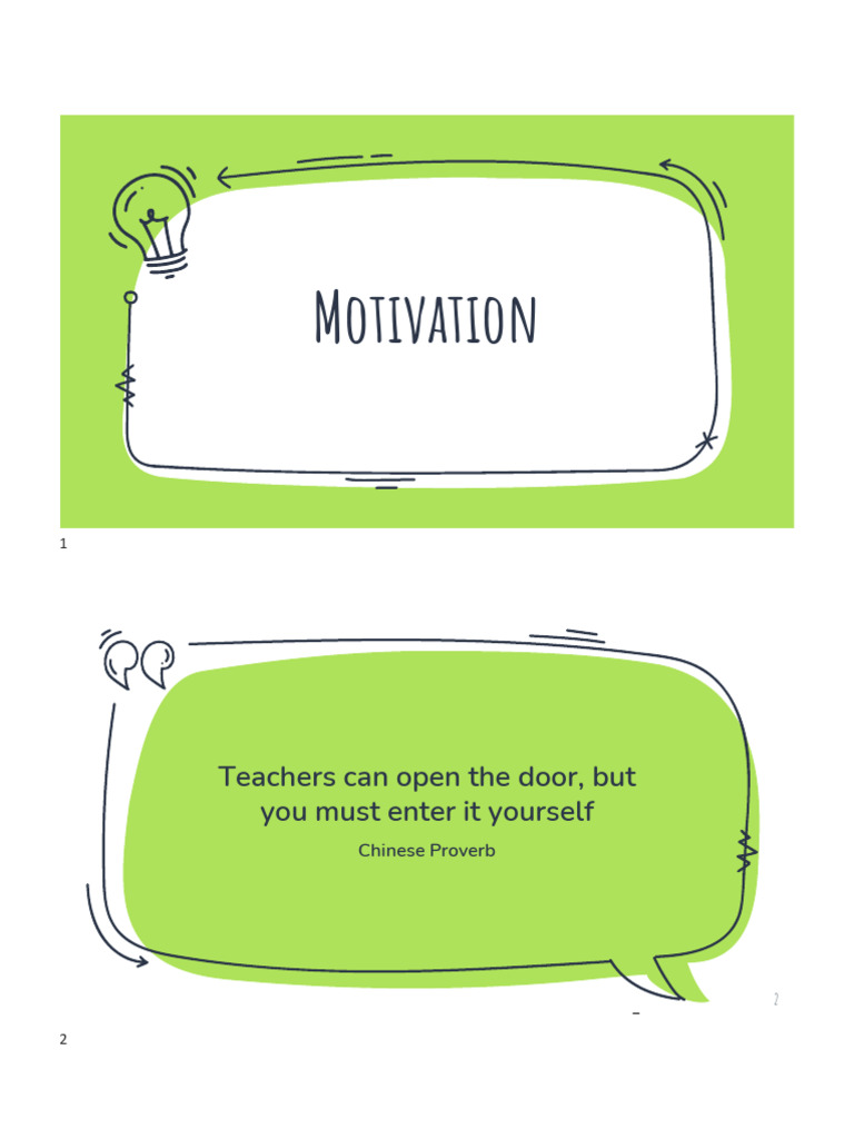 Unit 3 | PDF | Motivational | Motivation