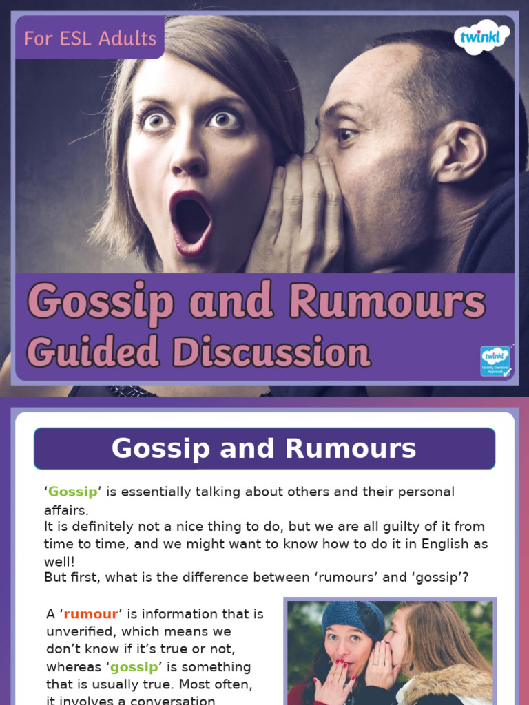t 1716886149 Esl Gossip and Rumours Guided Discussion Adults b1 b2 Ver ...