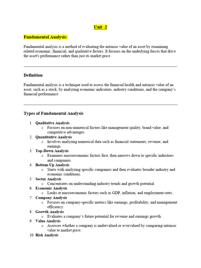 unit 2 | PDF | Economics | Data Analysis