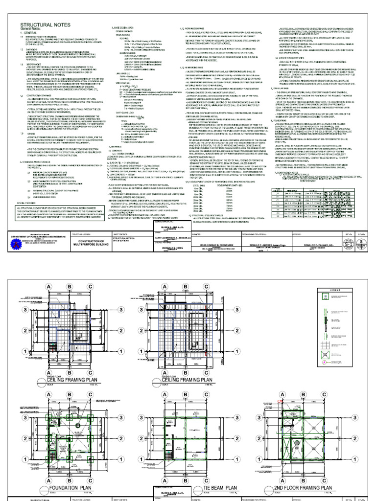 DPWH Structural Notes | PDF