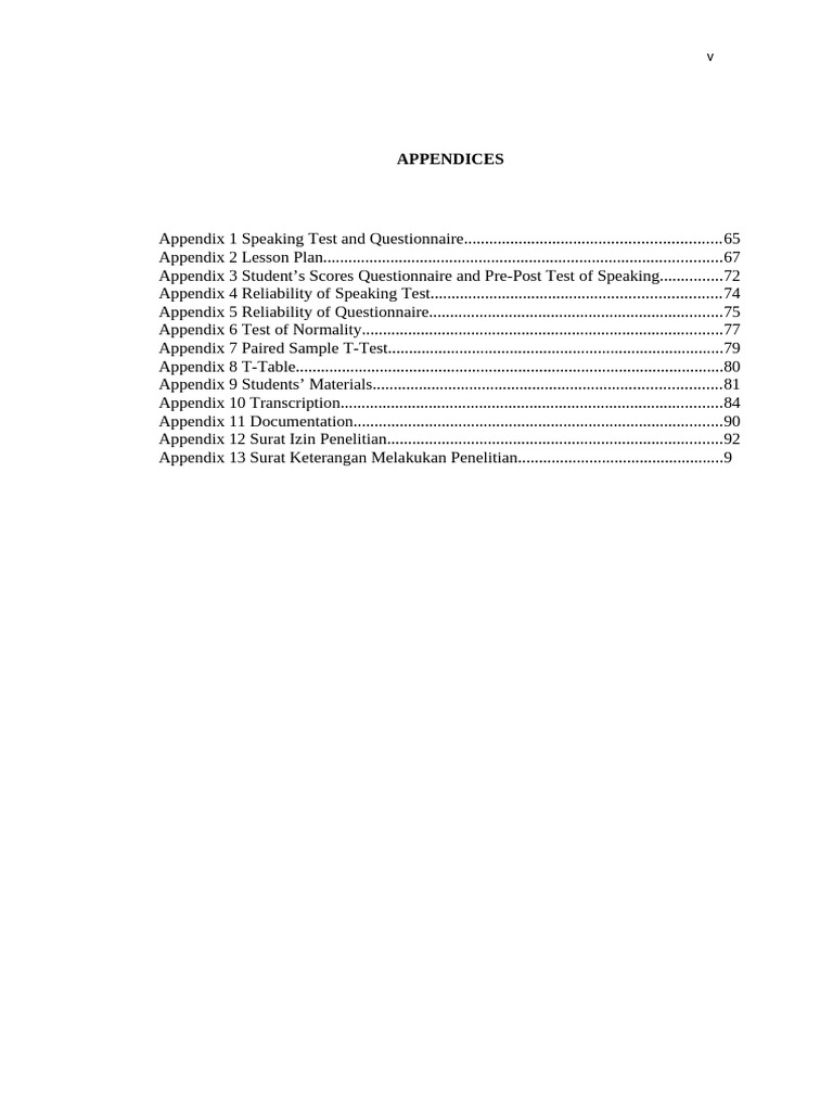 Appendices | PDF