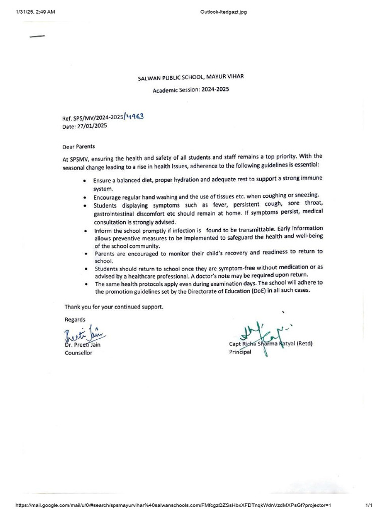 Health Advisory | PDF