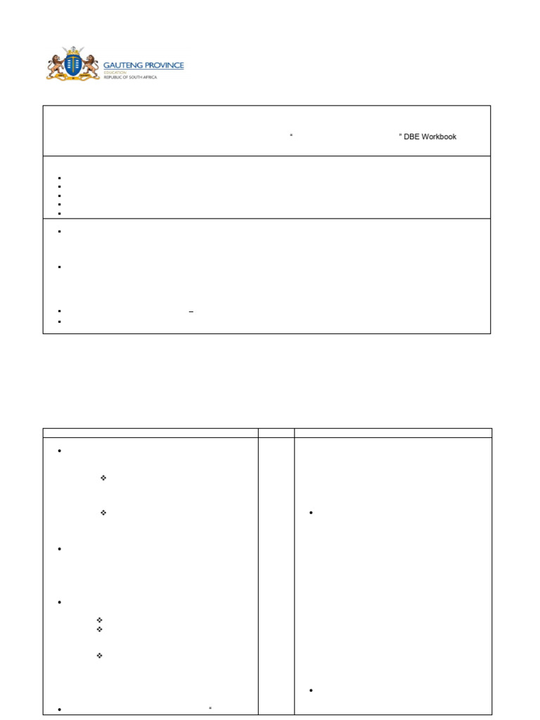 Grade 5 English (FAL) Folklore - Lesson Plan DBE Page 82 | PDF ...