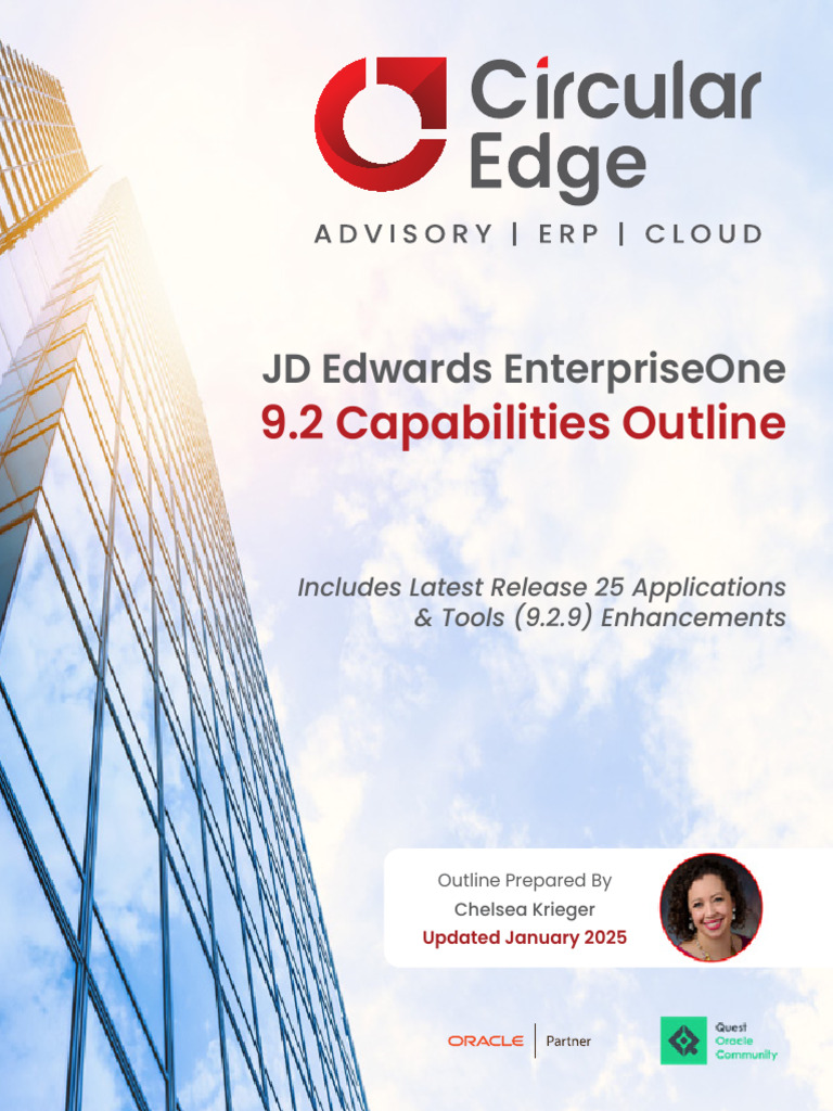 Circular Edge JDE E1 9.2 Capabilities Whitepaper - January 2025 | PDF ...