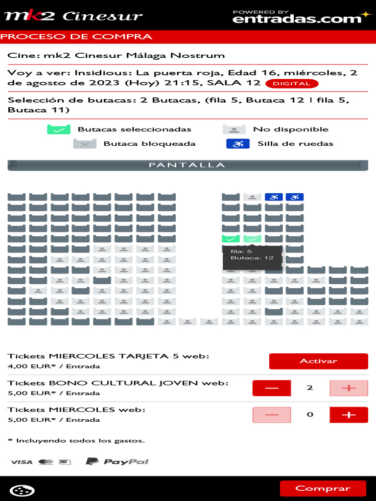 Insidious La Puerta Roja mk2 Cinesur Málaga Nostrum | PDF