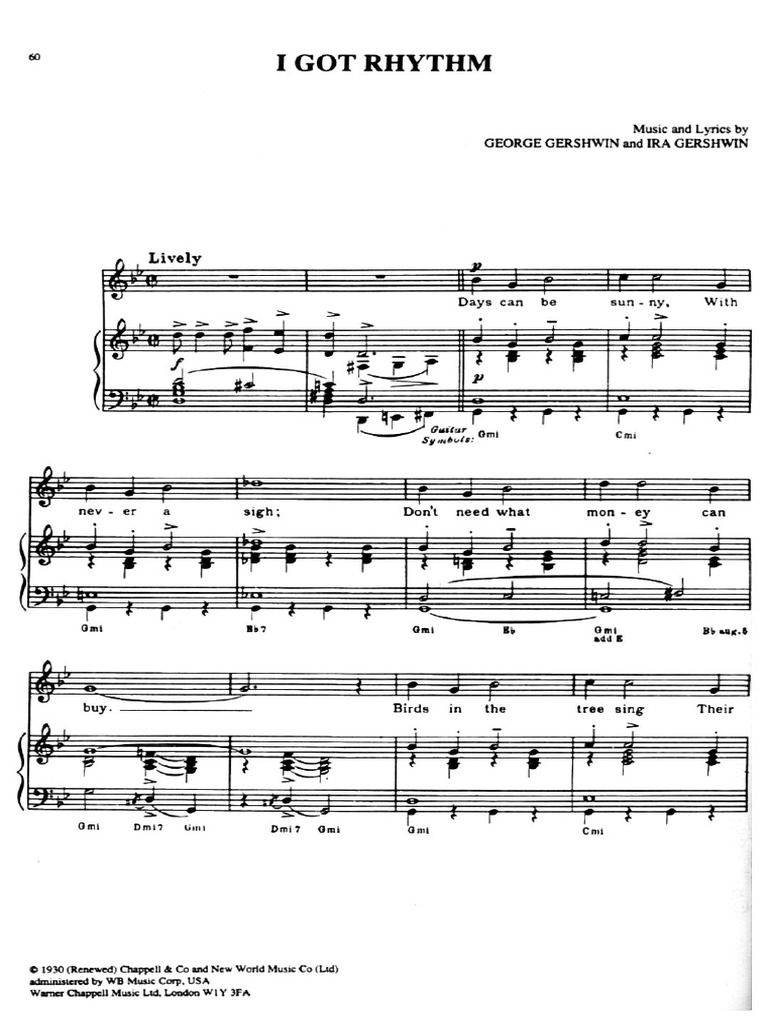 I Got Rythm | PDF