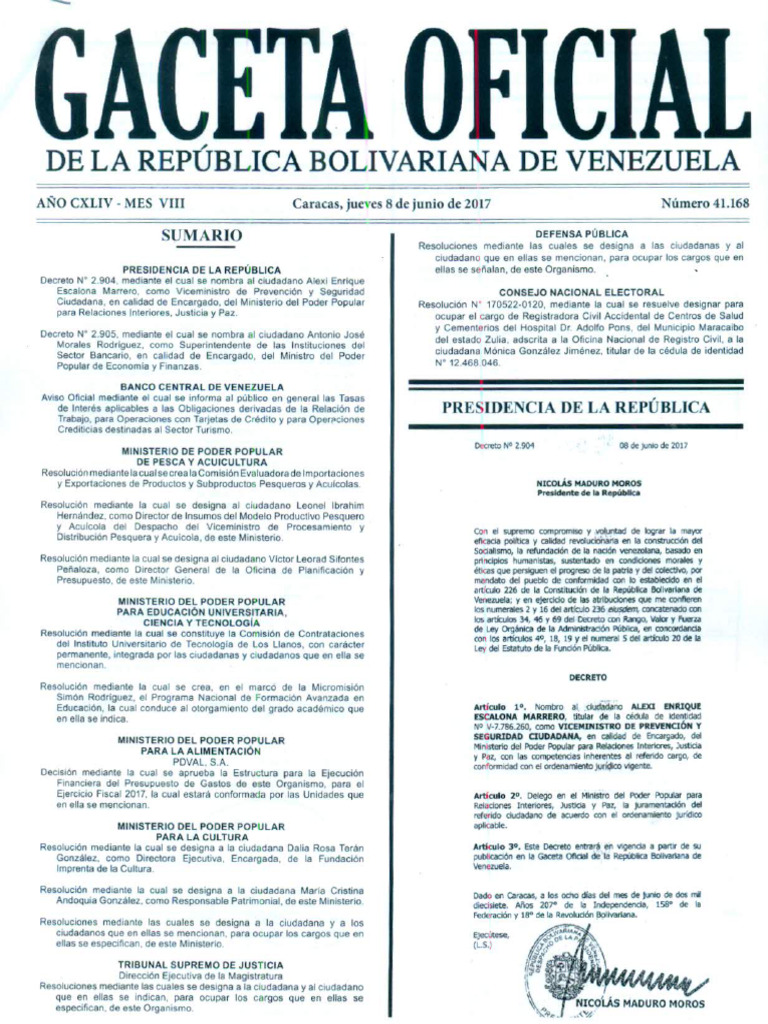 Gaceta Oficial Centros Clif | PDF