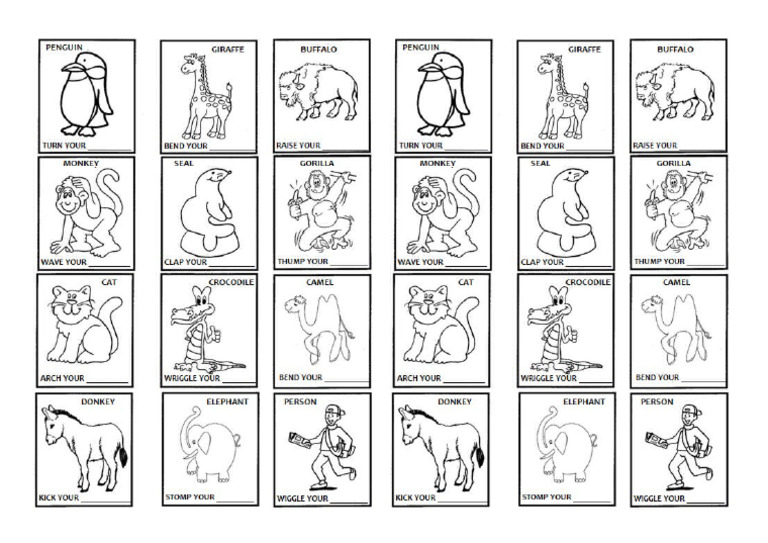 From Head To Toe Animals | PDF