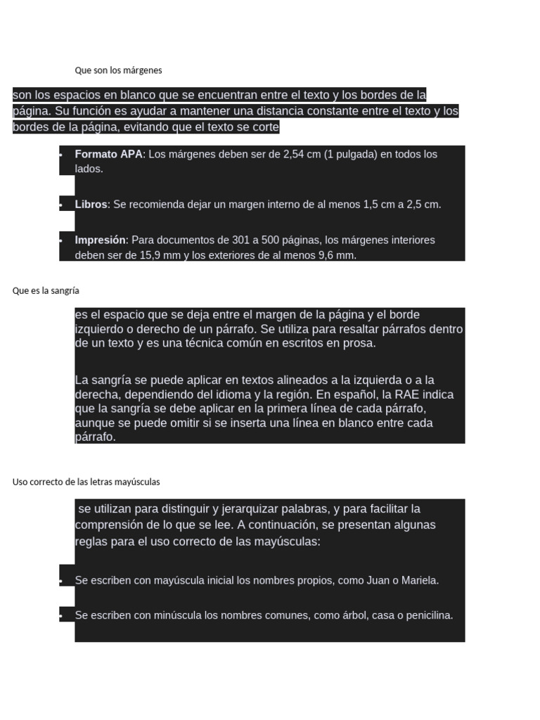 Aspectos Formales de La Escritura | PDF