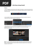 ClickShare Guide | PDF | Games & Activities