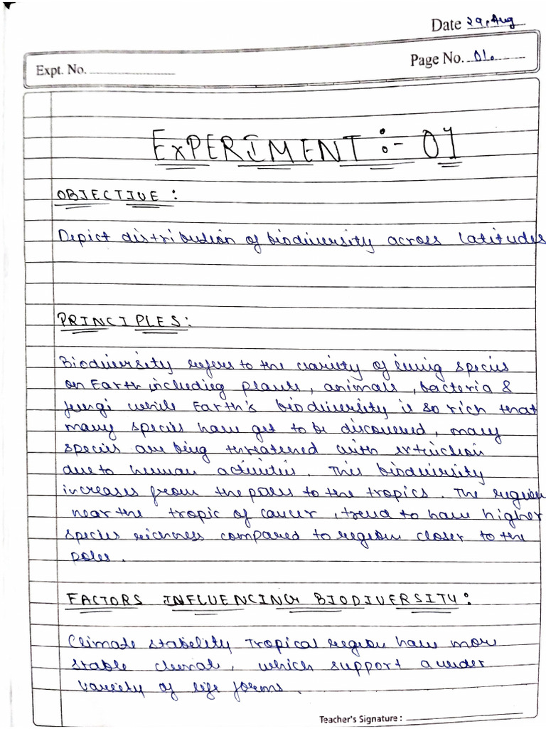 123 Evs Practical | PDF