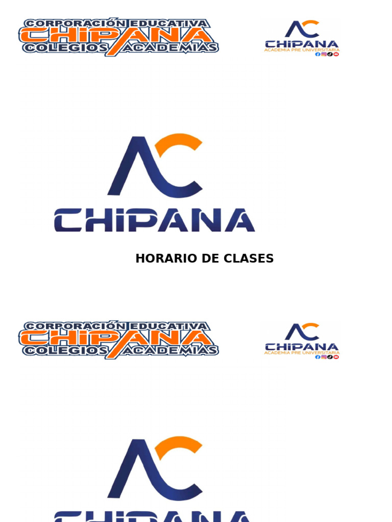 Horario Chipana | PDF