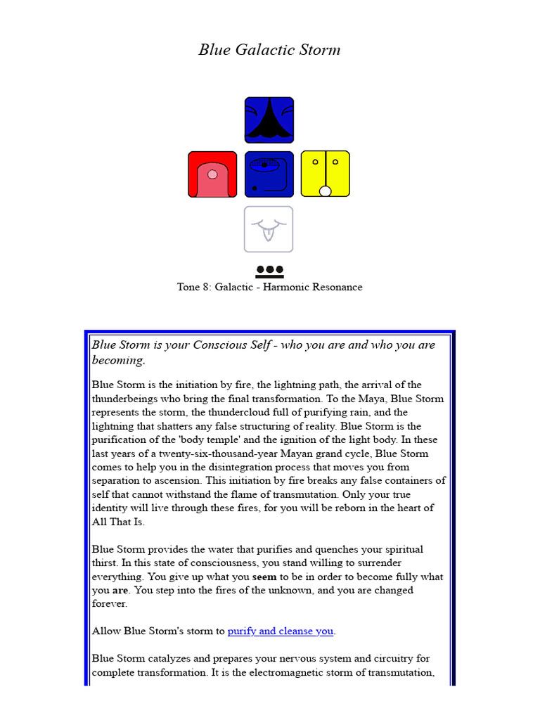 Blue Galactic Storm | PDF | Consciousness | Unconscious Mind
