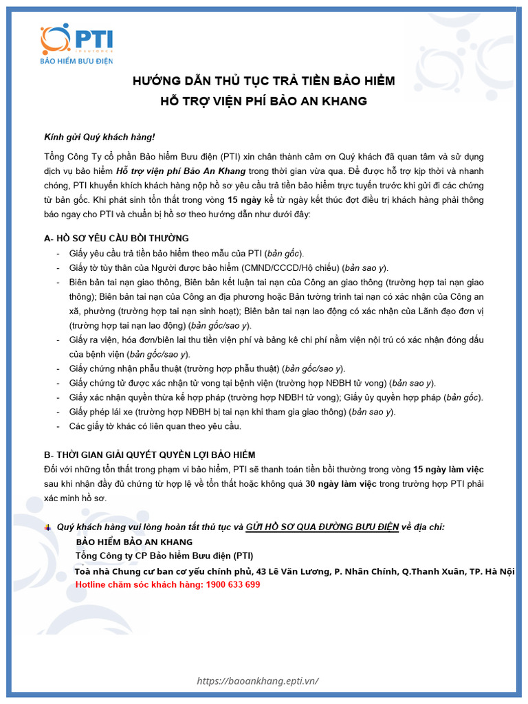 BAK Mau Giay Yeu Cau Boi Thuong | PDF