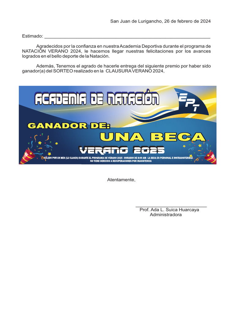 Beca Ept 2024 | PDF