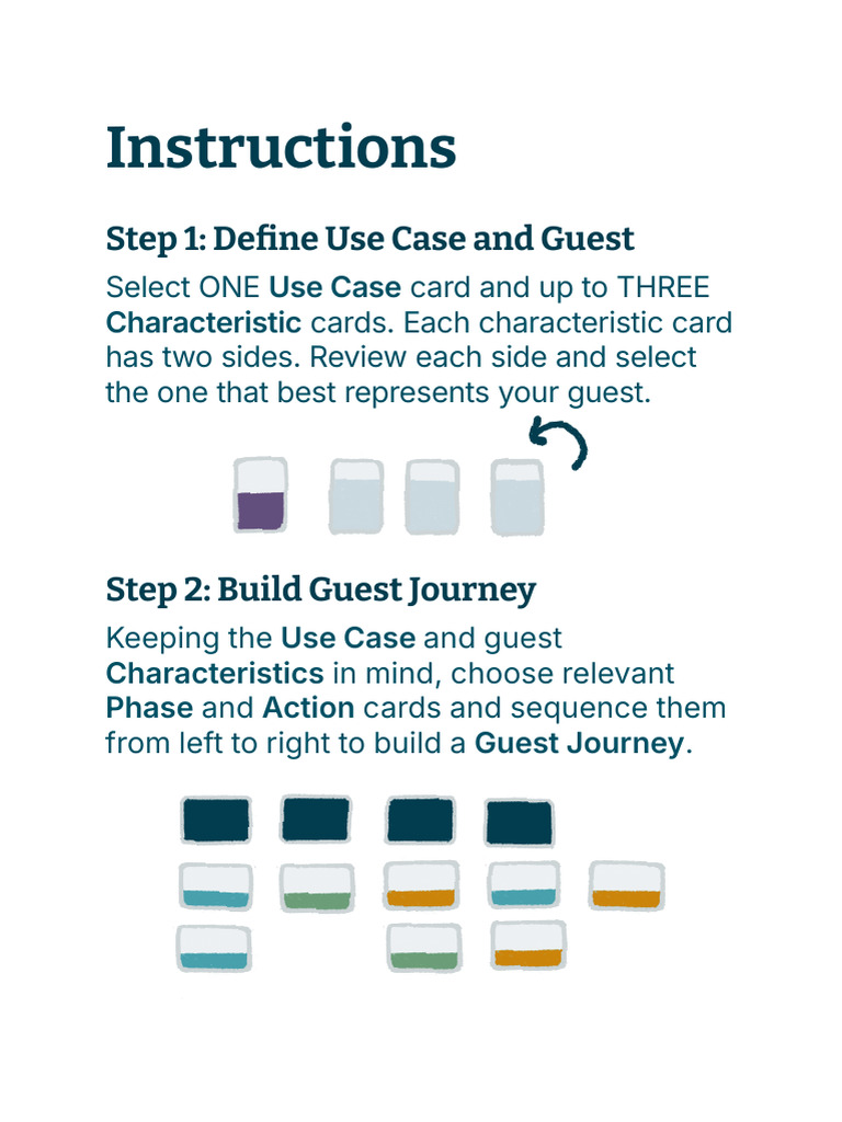 card game instruction example | PDF