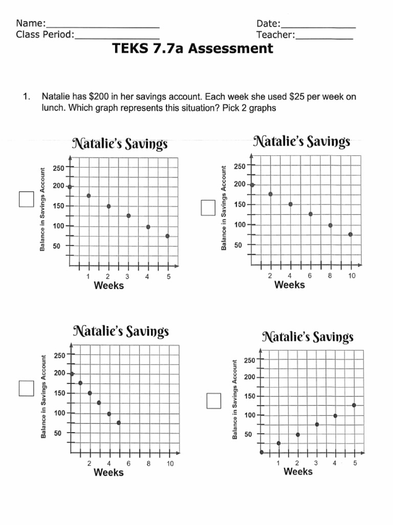 7.7a Worksheet | PDF