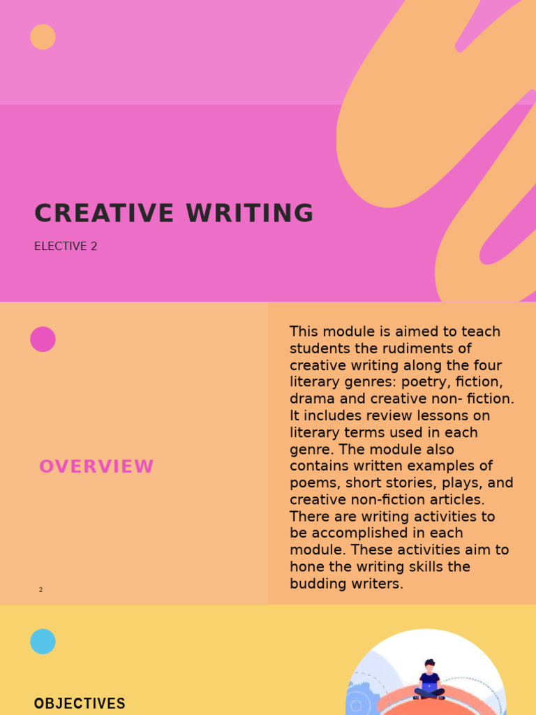 Creative Writing Week 01 | PDF | Creative Writing | Genre