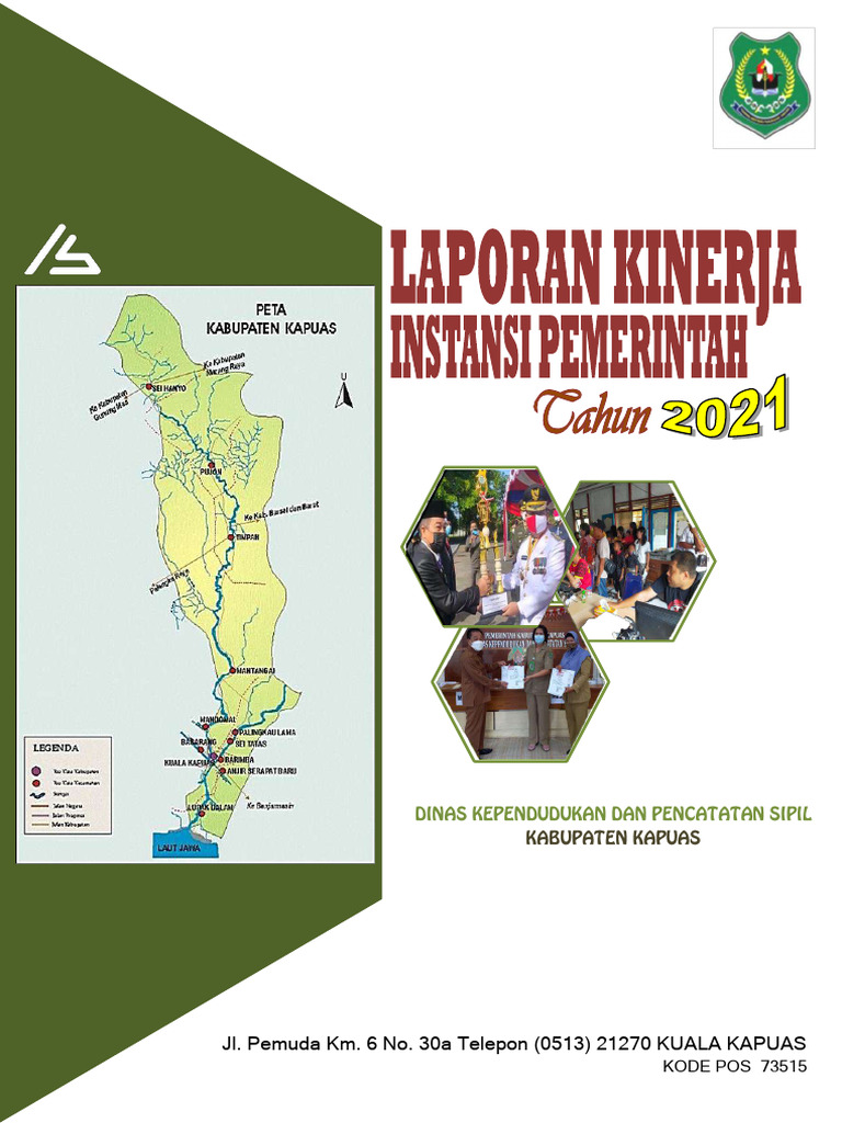 LKIP DINAS KEPENDUDUKAN DAN PENCATATAN SIPIL KABUPATEN KAPUAS TAHUN 2021 (1)_compressed | PDF