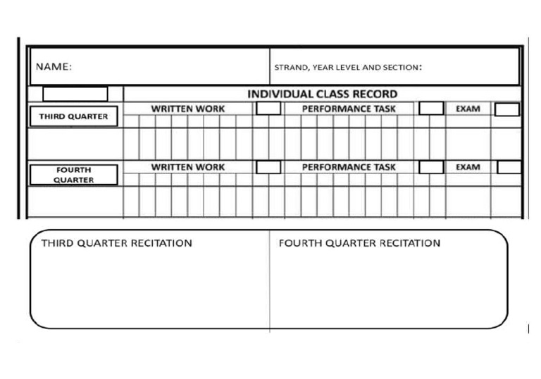 Attendance 4x6 | PDF