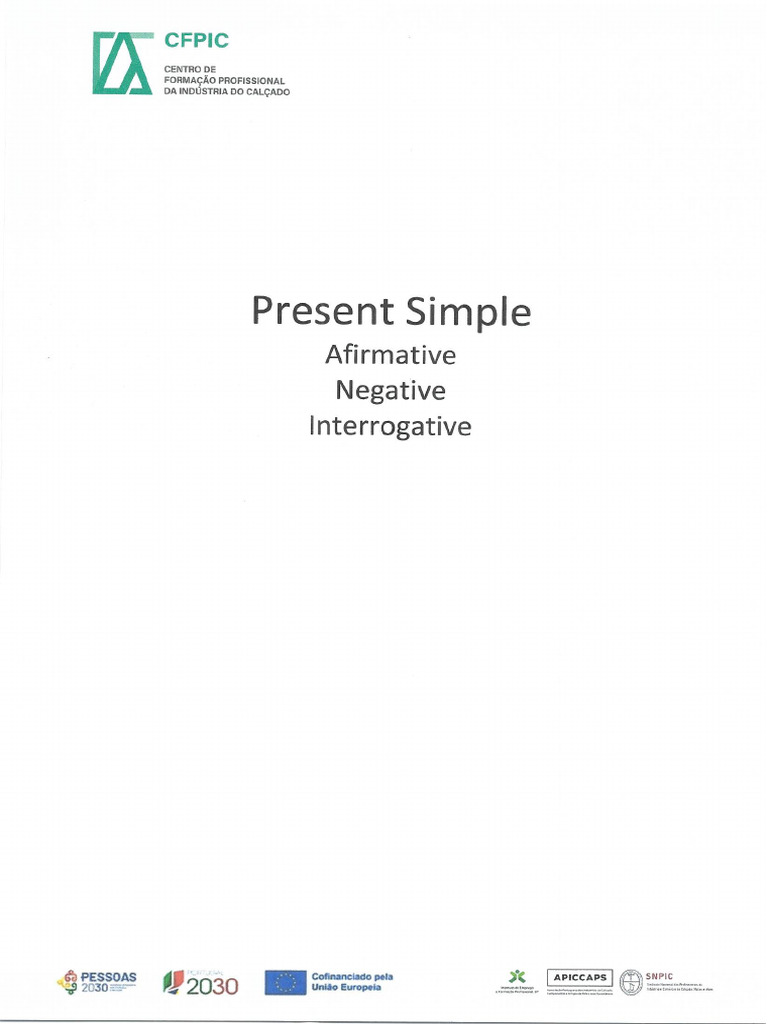 Present Simple Beginners | PDF