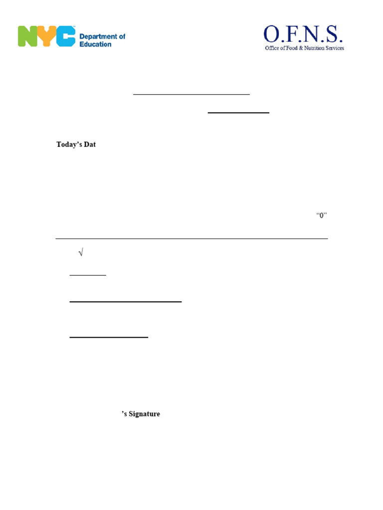 Trip Meal Request Form - 10262022 | PDF