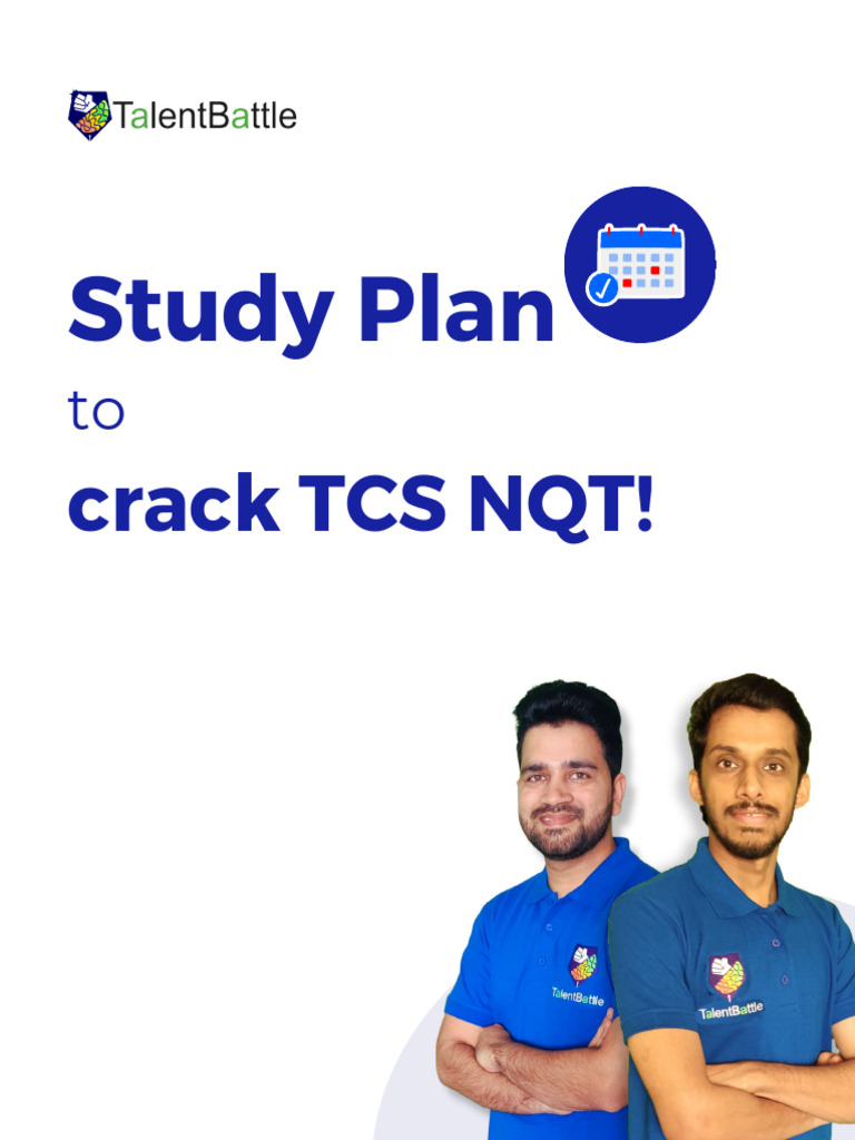 TCS NQT (Ninja + Digital + Prime) Preparation Study Plan (2) | PDF | C++ | Computer Programming