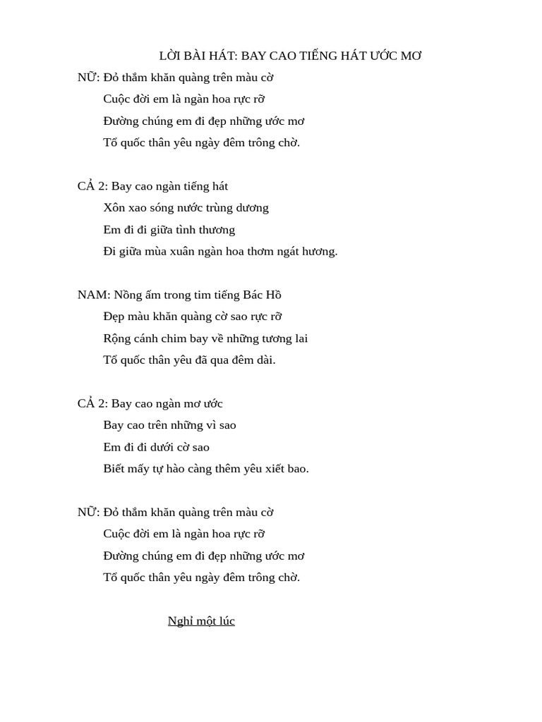 L I Bài Hát | PDF