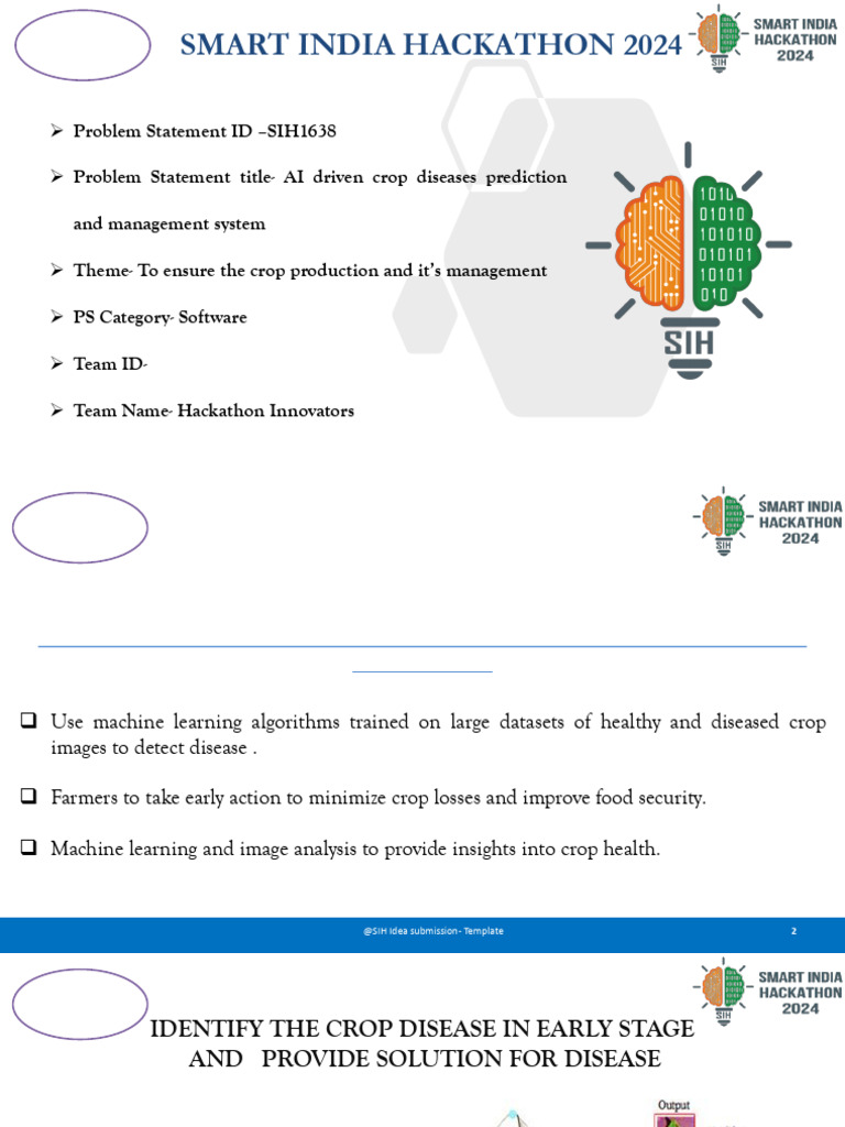 SIH2024 IDEA Presentation Format | PDF | Machine Learning | Artificial Intelligence