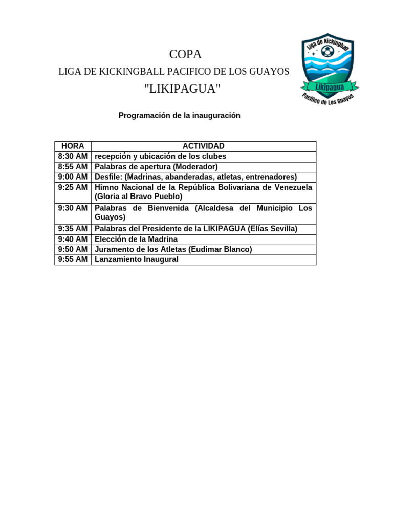 PROGRAMACION LOS ANGELES (2) Yas | PDF