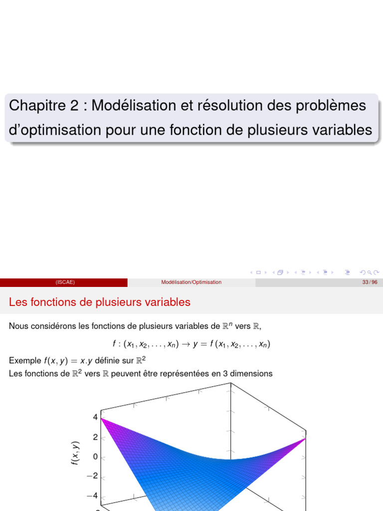 Matrice Hessienne en Optimisation | PDF | Pente | Calcul