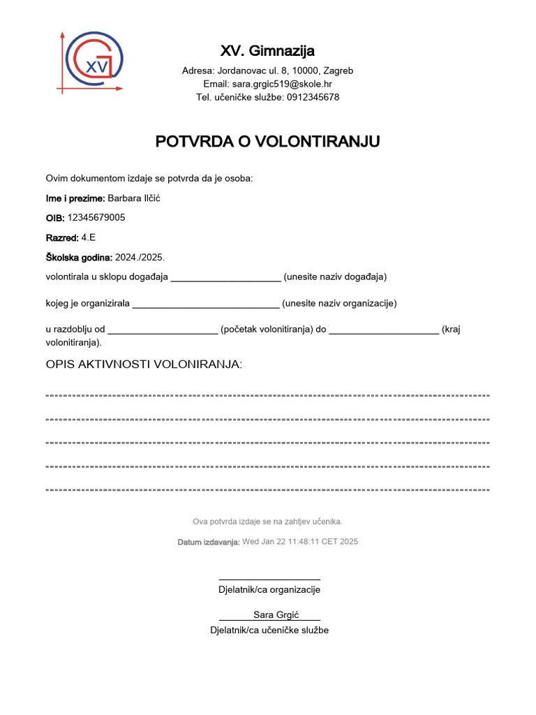 Potvrda V Barbara - Ilcic96@skole - HR | PDF