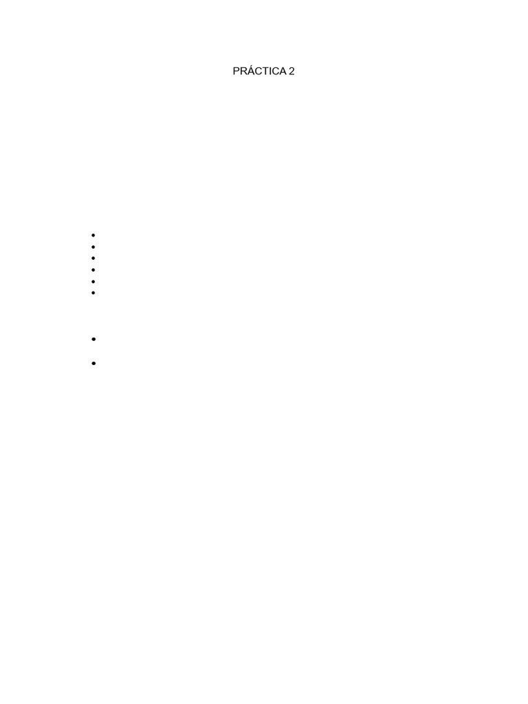 Práctica 2 Instrucciones | PDF
