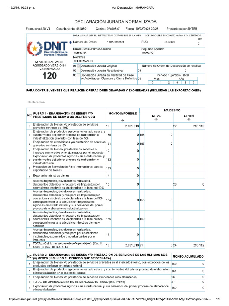 Enero 25 Felixx | PDF