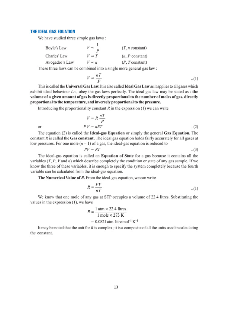 Dalton's Law and Real Gas Behavior | PDF | Gases | Mole (Unit)