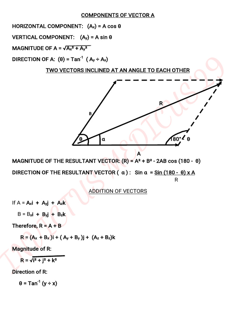 Phy 101 Compiled Formula (MLS'29) | PDF | Orbit | Torque