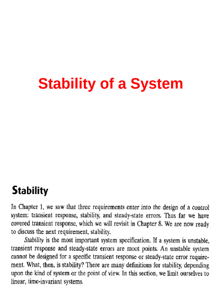 Lecture 8 - Routh-Stability-Test | PDF | Damping | Stability Theory