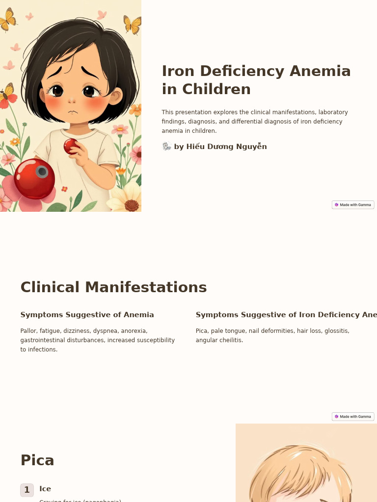 Iron-Deficiency-Anemia-in-Children | PDF | Anemia | Hematology