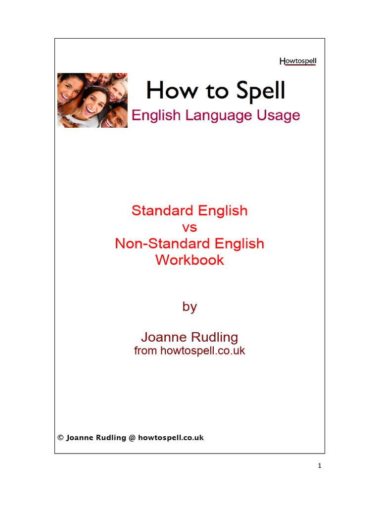 Standard English Workbook | PDF | English Language | Accent ...
