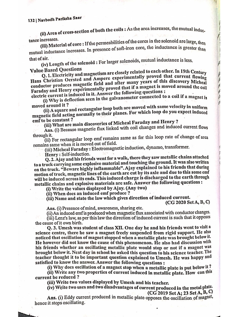 4 Mark Questions Physics | PDF